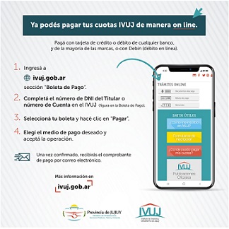 Ahora la cuota del IVUJ se puede pagar on line