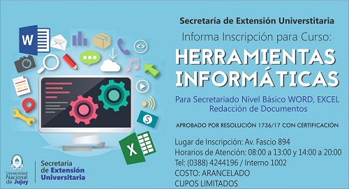 Herramientas informáticas para secretariado